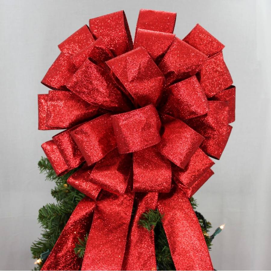 Christmas Tree Ribbon Toppers